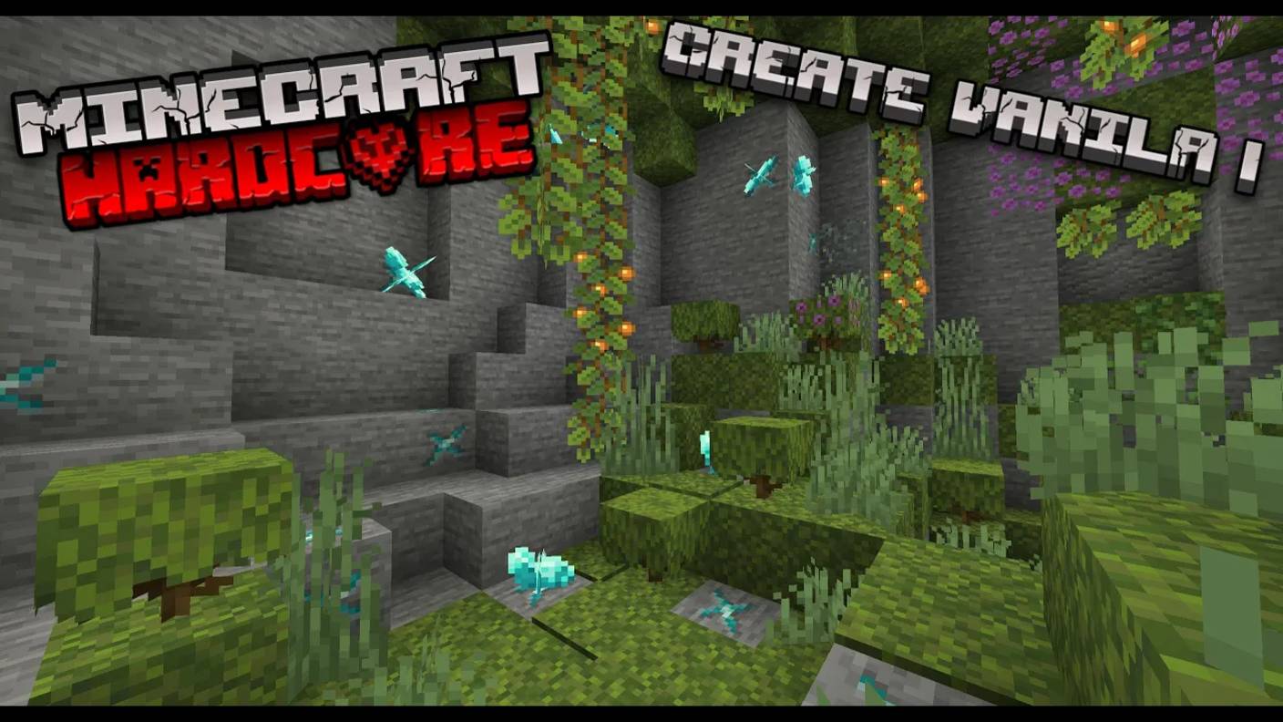 Выживаю на сборке CreateVanila в ХАРДКОРЕ #1