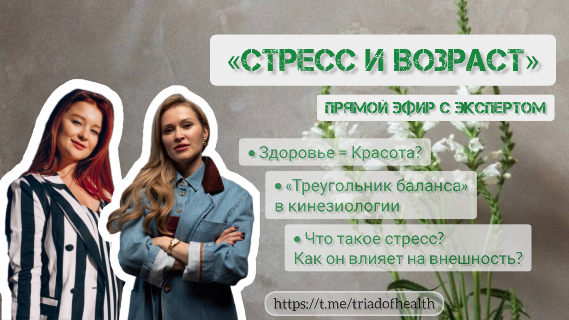 Стресс и возраст - проект «Триада Здоровья»