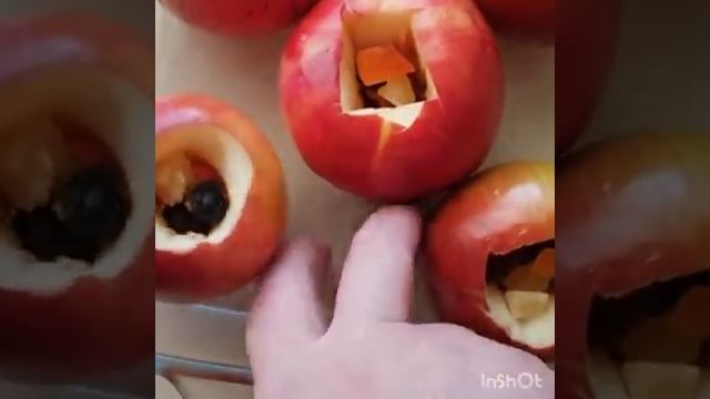 Постные кексики и запеченые яблочки. (360p)