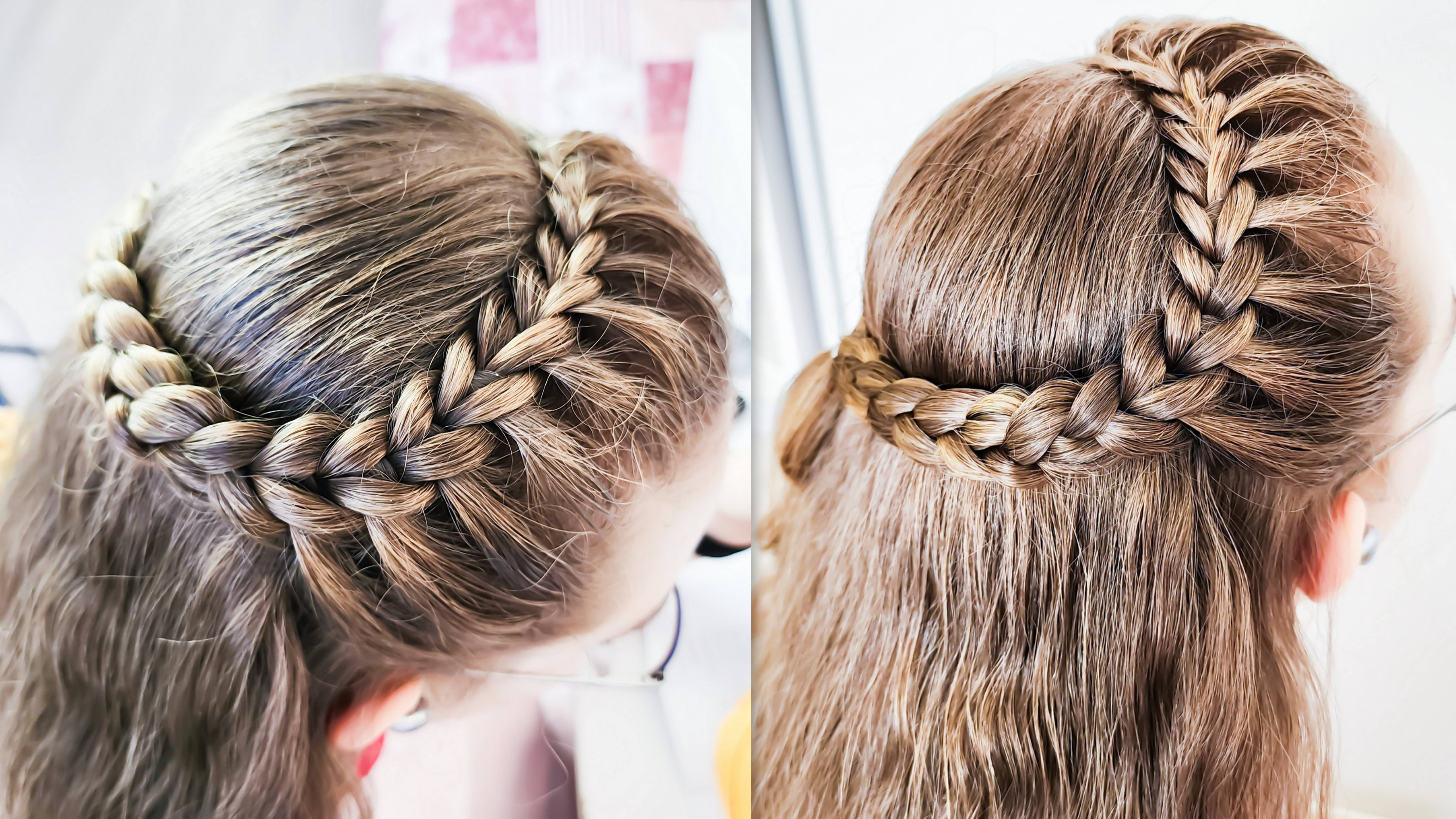 Аккуратная прическа для девочки. Как убрать мелкие волоски от лица?