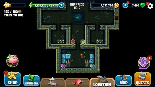 Кораблекрушение 2 - Shipwreck 2 | Sunken Fortunes 2 | Diggy's Adventure