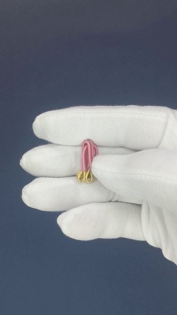 Крючки потайные с металлом розовые 2 см. Артикул 03095