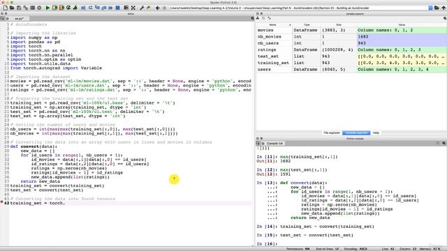 008 Step 5 - Convert Training and Test Sets to PyTorch Tensors for Deep Learning*21