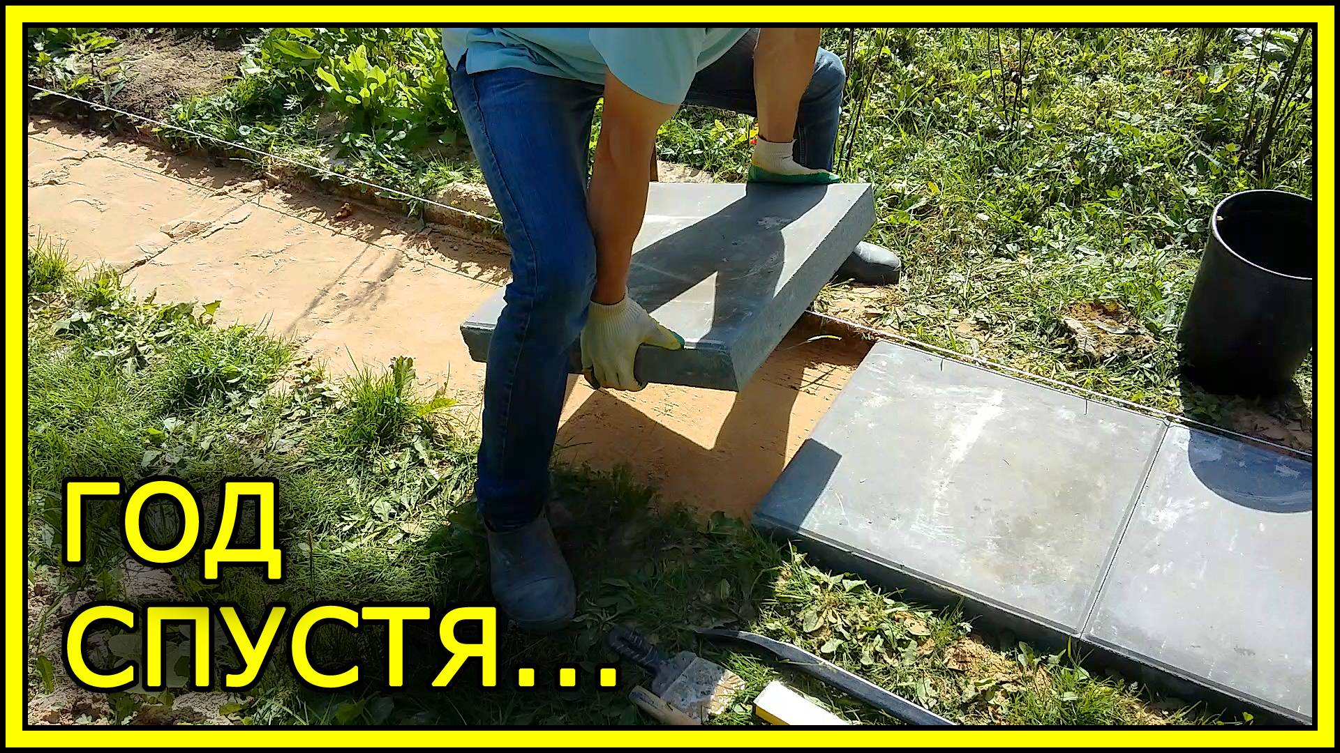 САДОВЫЕ ДОРОЖКИ год спустя. ЧТО С НИМИ СТАЛО...