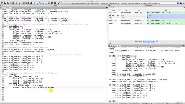 011 Step 8 - RBM Hidden Layer Sampling Bernoulli Distribution in PyTorch Tutorial*18
