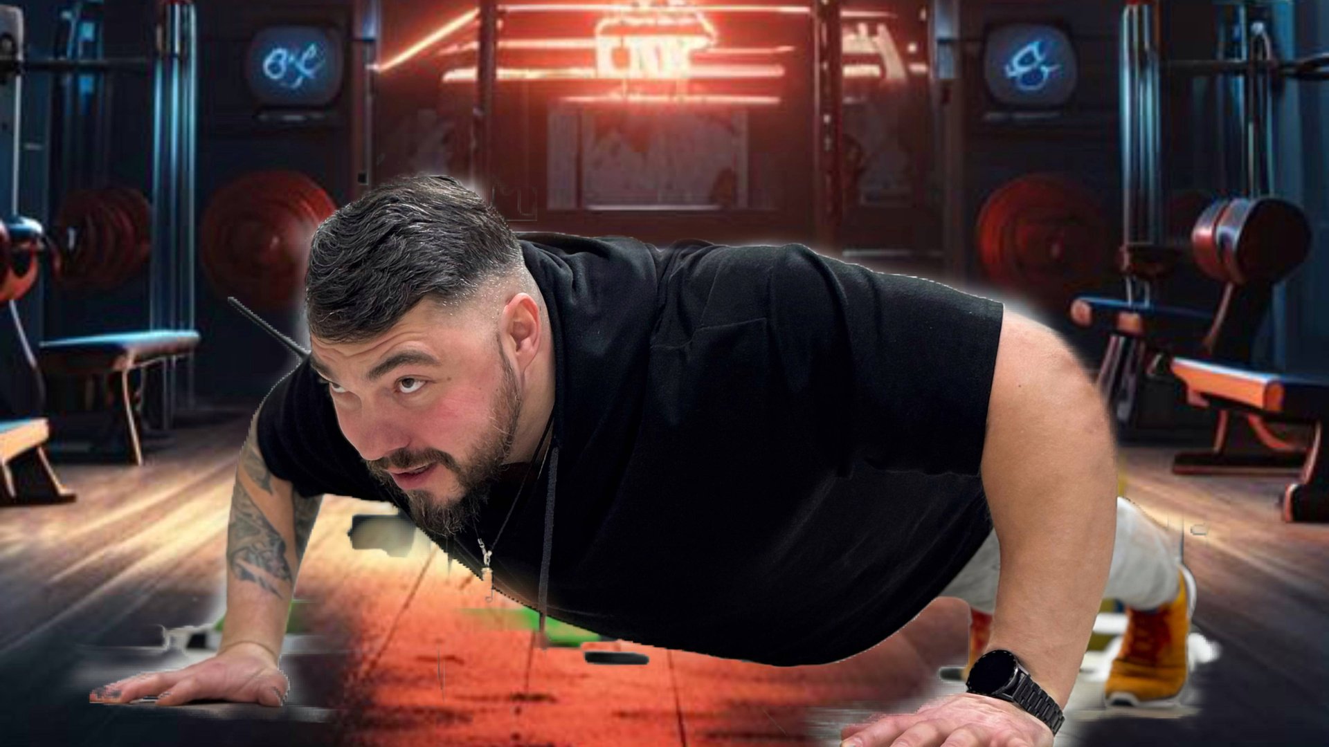 Отжимания от пола для грудных мышц