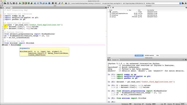 003 Step 2 - SOM Weight Initialization and Training Tutorial for Anomaly Detection