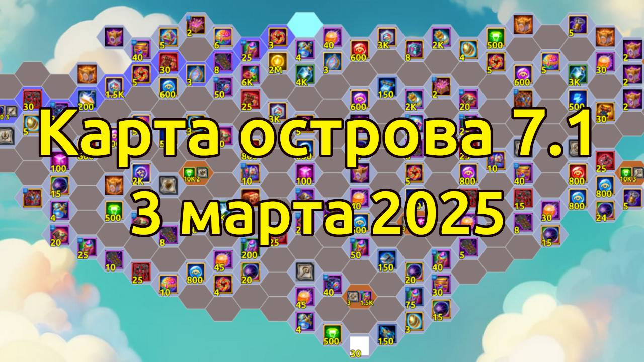 Карта Таиснственный остров 7.1 / Хроники Хаоса Эра доминиона