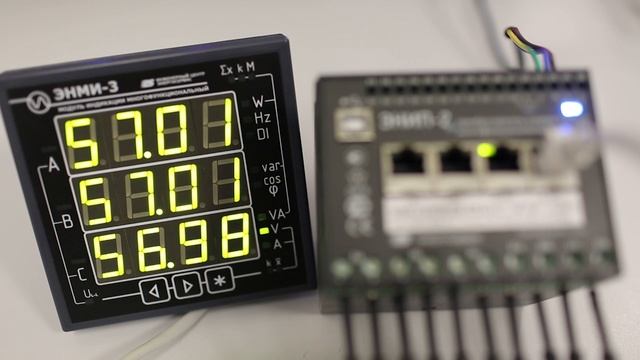 ЭНИП-2: подключение модулей индикации ЭНМИ