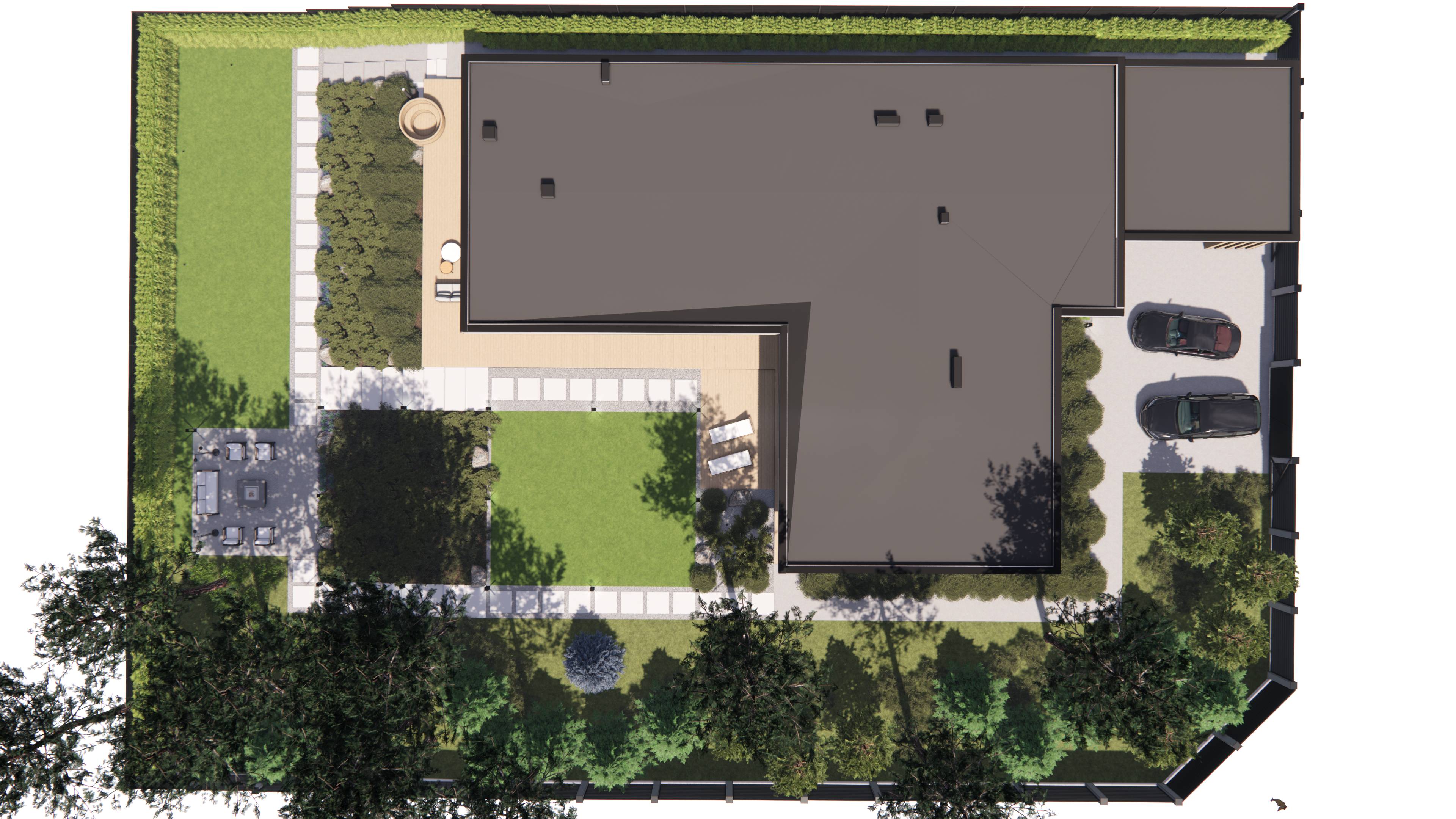 Репино парк 2024: Участок с высоты птичьего полета