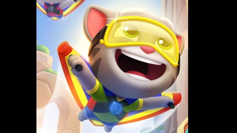 Говорящий Том бег за золотом