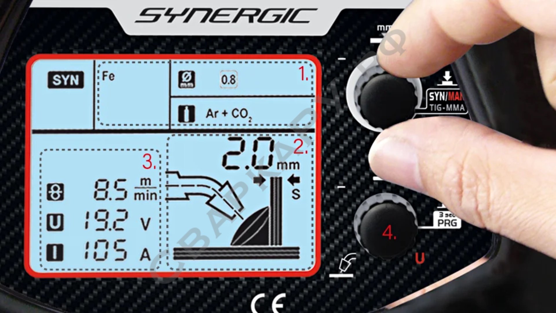 Telwin советует: Синергетическая регулировка Technomig ONE TOUCH LCD EN