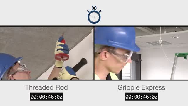 Монтаж на время - Шинопровод -Тросовые системы против шпилек