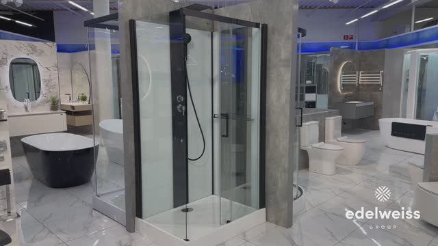 Душевая кабина Black & White G8708 (1100х800х2200 мм)