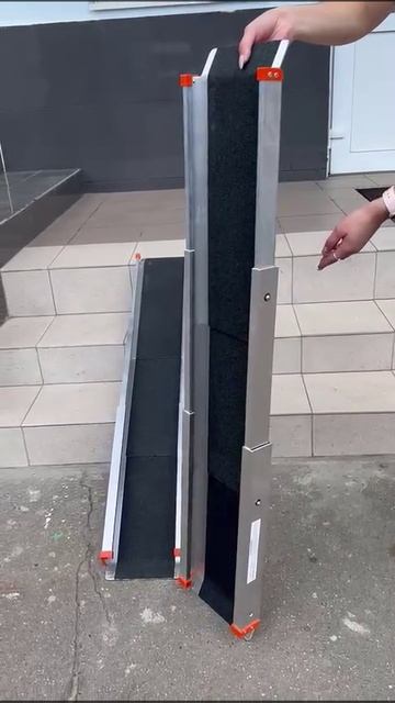 Телескопический пандус, трехсекционный