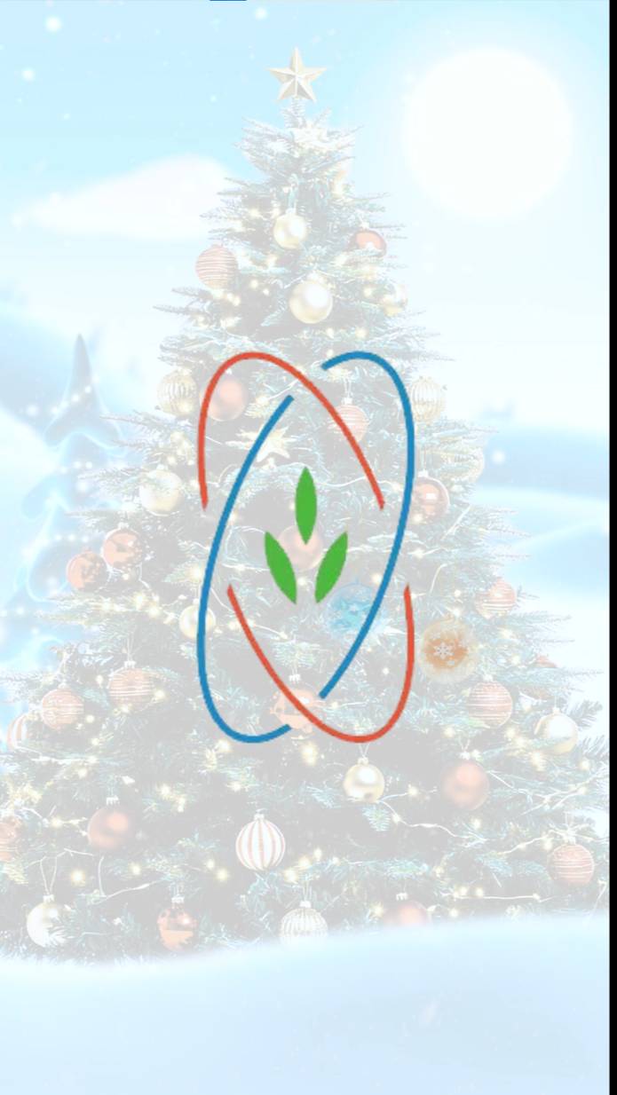 Анимация лого в новогоднем антураже