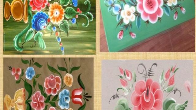 Искусство уральской росписи по дереву