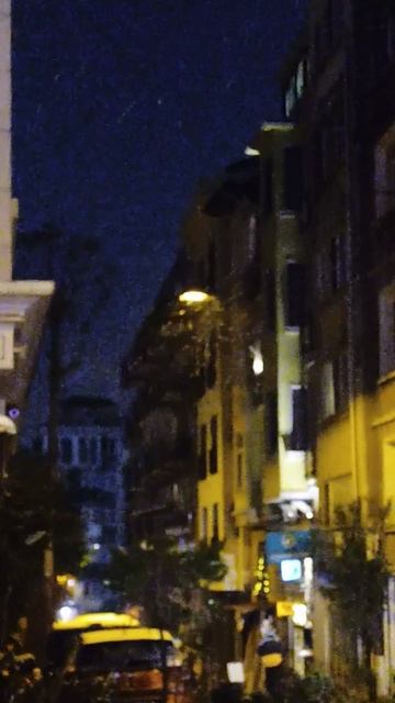 Вечерний снег в Стамбуле