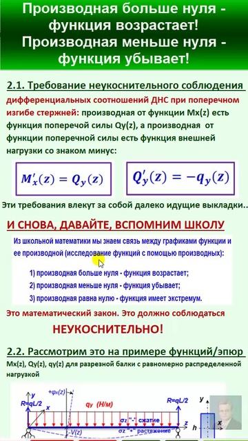 3. Производная больше нуля – функция возрастает, производная меньше нуля - функция убывает…