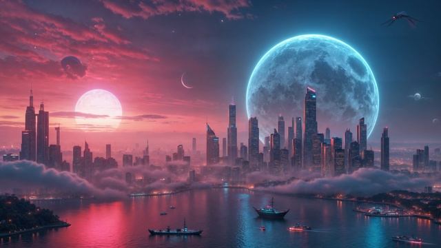 Chill Synth Music 4К / Синт Электронная фоновая музыка/ Synthwave/ Синтвейв 4K