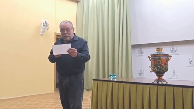 Игорь Витюк читает отрывок из "Лета Господня" Шмелёва  и своё стихотворение  "Христово Воскресение"