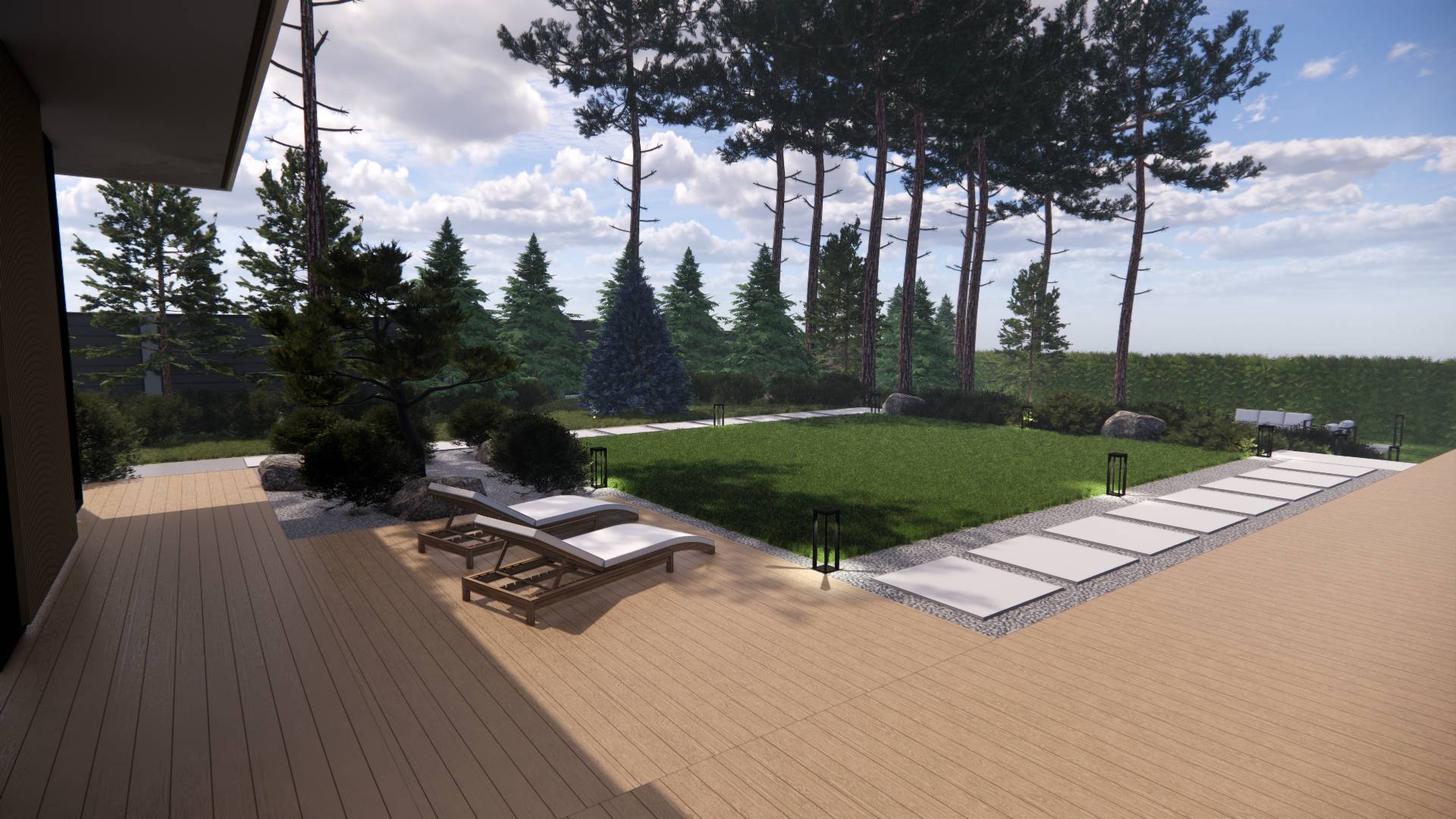 Репино парк 2024: Терраса у дома