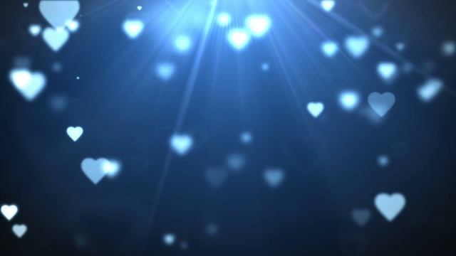 Футаж сердца летят