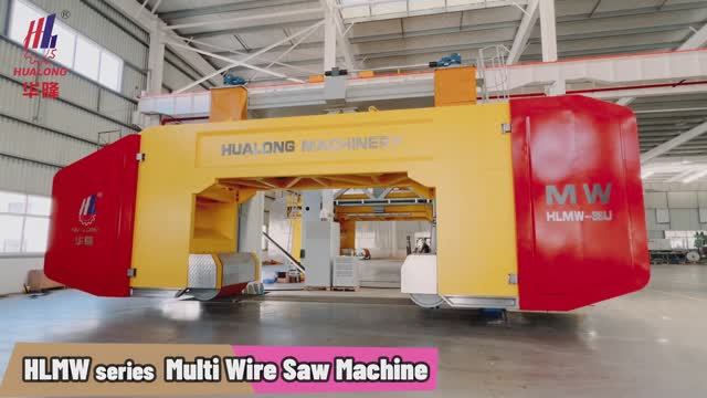 Раскрой каменных блоков ；мультиканатный станок；Multi Wire Saw #stonecutting #stoneblock #stoneslab