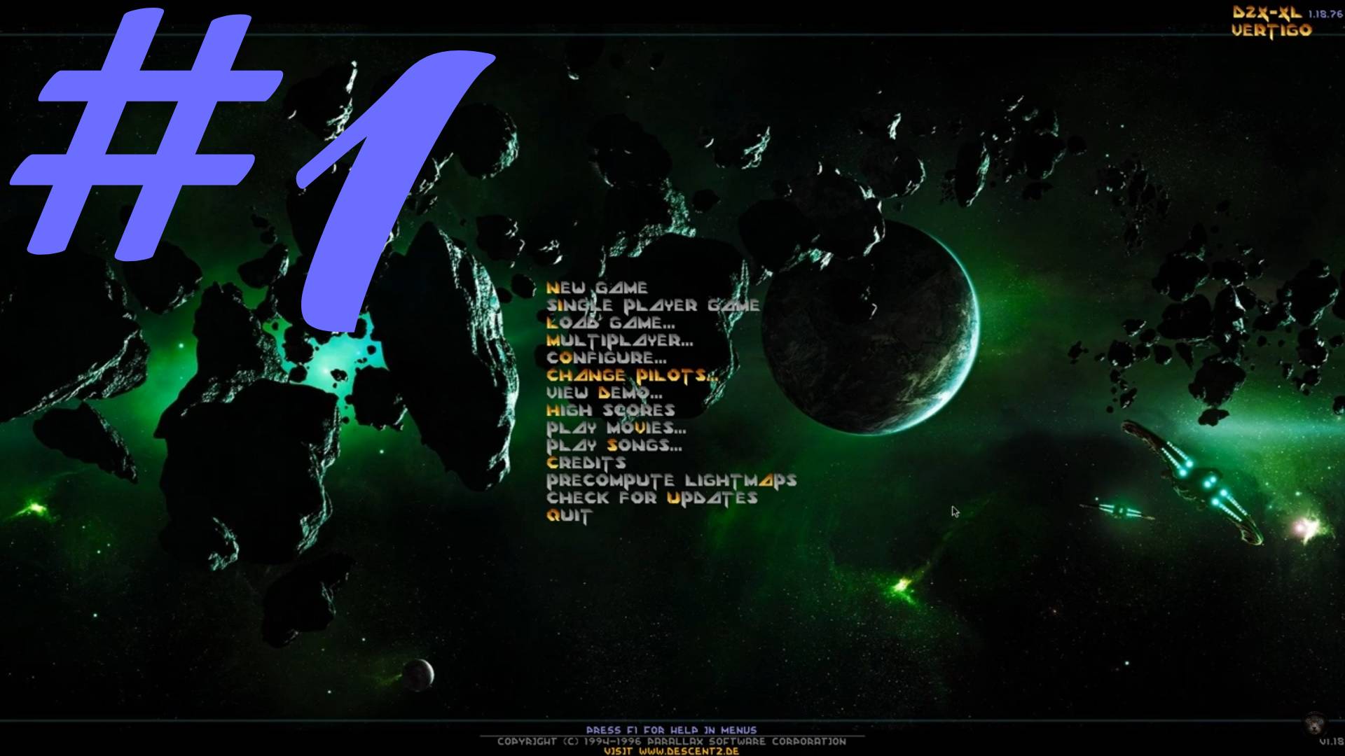 Descent D2X-XL Level 1 Лунный форпост