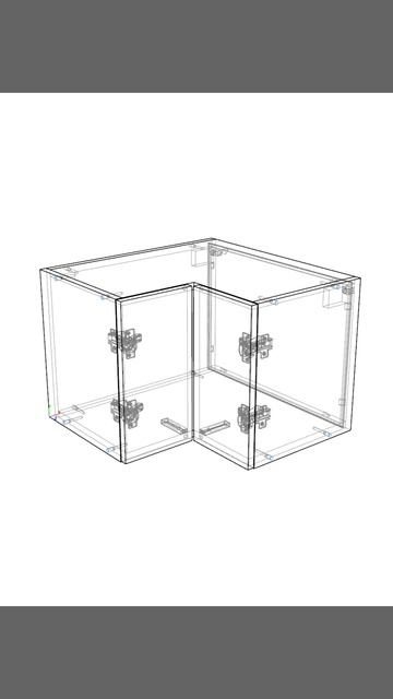 2023 Модули КУХНИ-Gola. ШВ360х300х500-СП8-УГ-1Д-ЛП-пр.