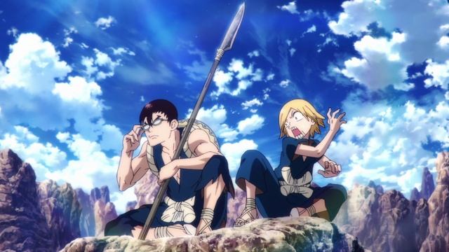 Доктор Стоун сезон 1 опенинг 2 / Dr. Stone opening TV-1 OP02 - Sangenshoku Creditless