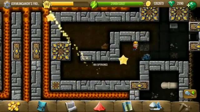 Замерзшие бани Йормунганда - Jormungandr's Frozen Bath - #14 Odin - Diggy's Adventure