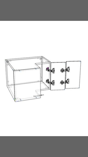 2023 Модули КУХНИ-Gola. ШВ360х300х500-СП8-УГ-1Д-ПП-лв.