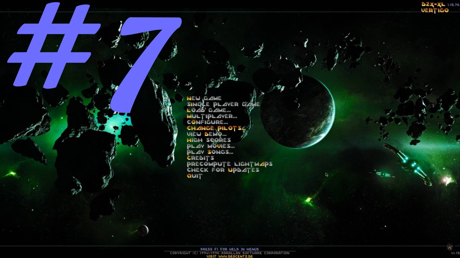 Descent D2X-XL Level 7 Ядро Меркурия, первый BOSS