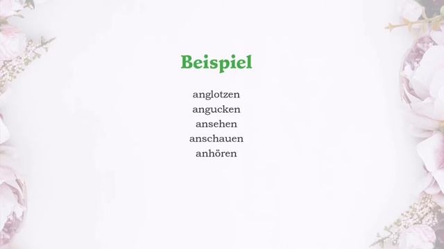 DEUTSCH TIPPS & TRICKS / Vorsilbe an- / 3 aus 5