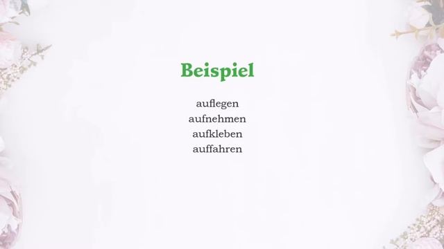 DEUTSCH TIPPS & TRICKS / Vorsilbe auf- / 4 aus 6