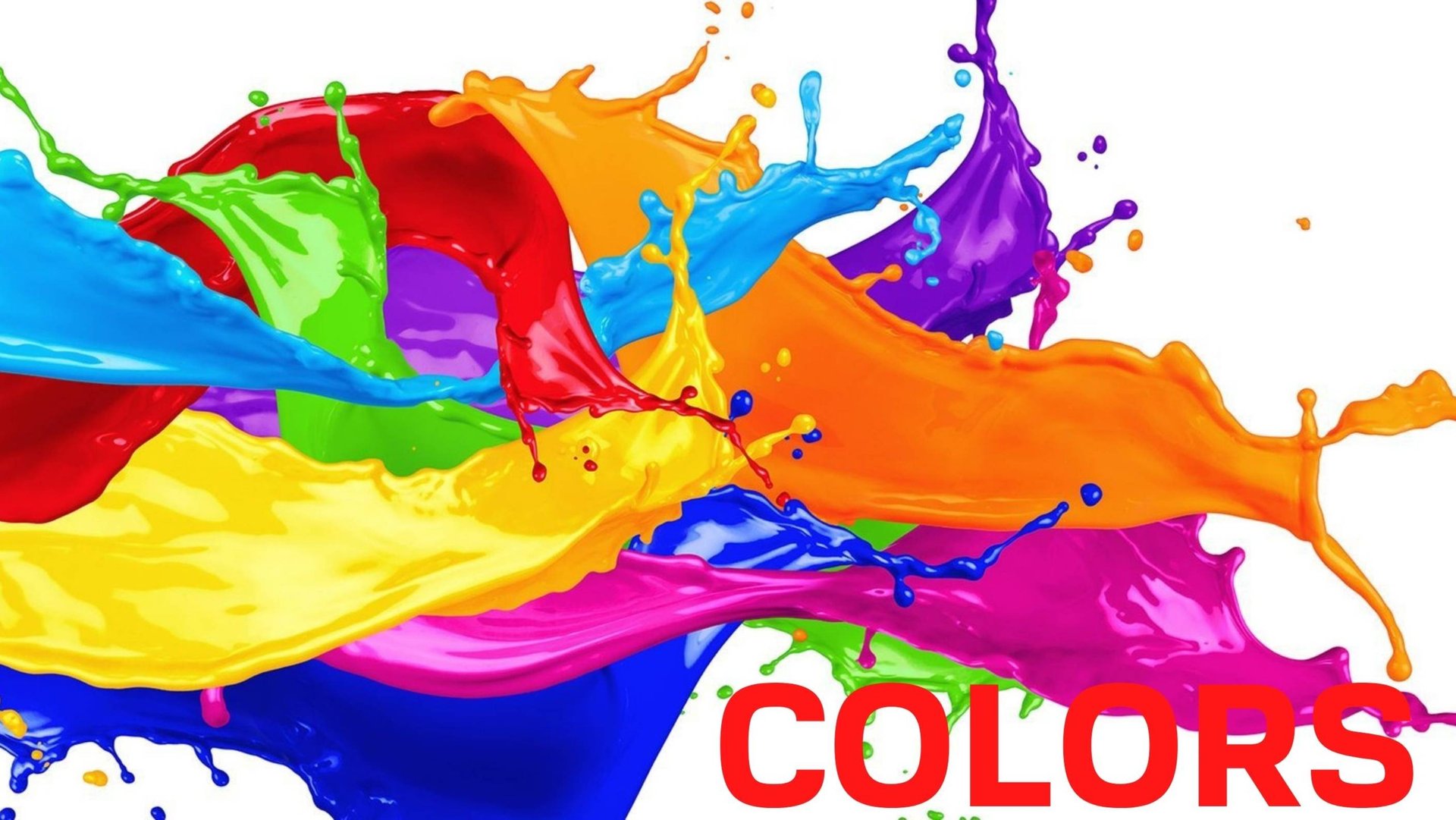 УЧИМ СЛОВА НА АНГЛИЙСКОМ ЯЗЫКЕ ЦВЕТА для детей - развивающие мультики, карточки для малышей.