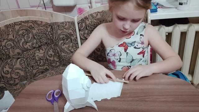 Выставка НТТ-2025. Захарова Елизавета, 7 лет. Ракета.