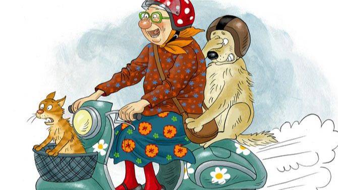 Забавные бабушки от художника-иллюстратора Ольги Громовой