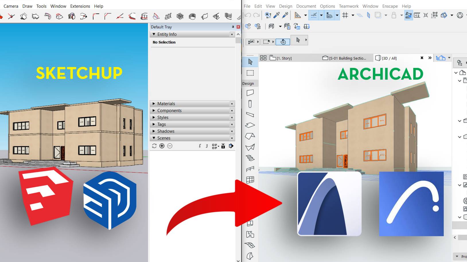 ArchiCAD/ SketchUP