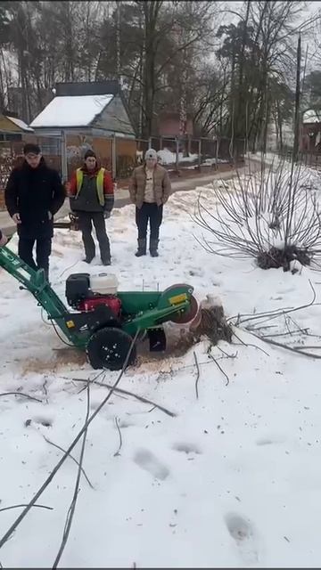 Измельчитель пней Sable SG350 с функцией наклона двигателя