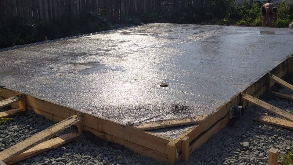 Фундаментная монолитная плита 6 на 8 метров