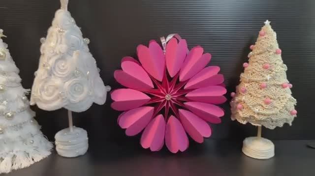 Снежинка своими руками ❄️из бумаги на Рождество 🎄и Новый год 🎄