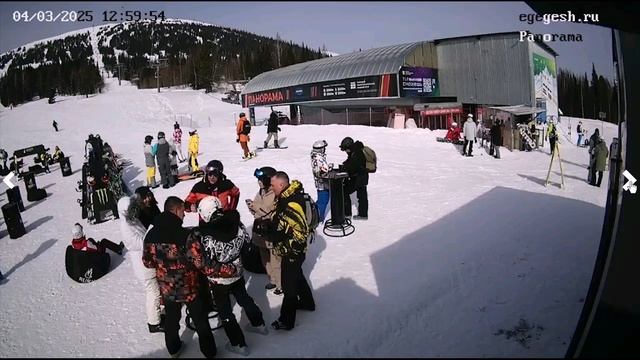 Зима в Шерегеше