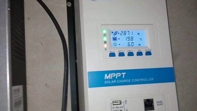 Солнечная электростанция в работе (Инвертор PWM + MPPT контроллер)