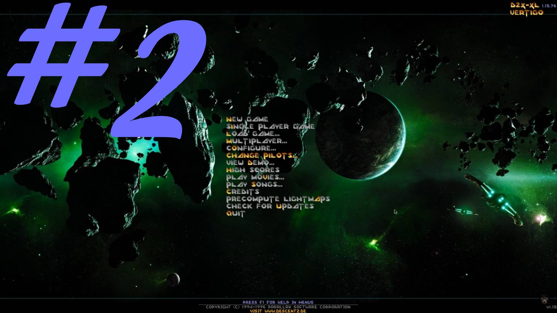 Descent D2X-XL Level 2 Лунная научная лаборатория