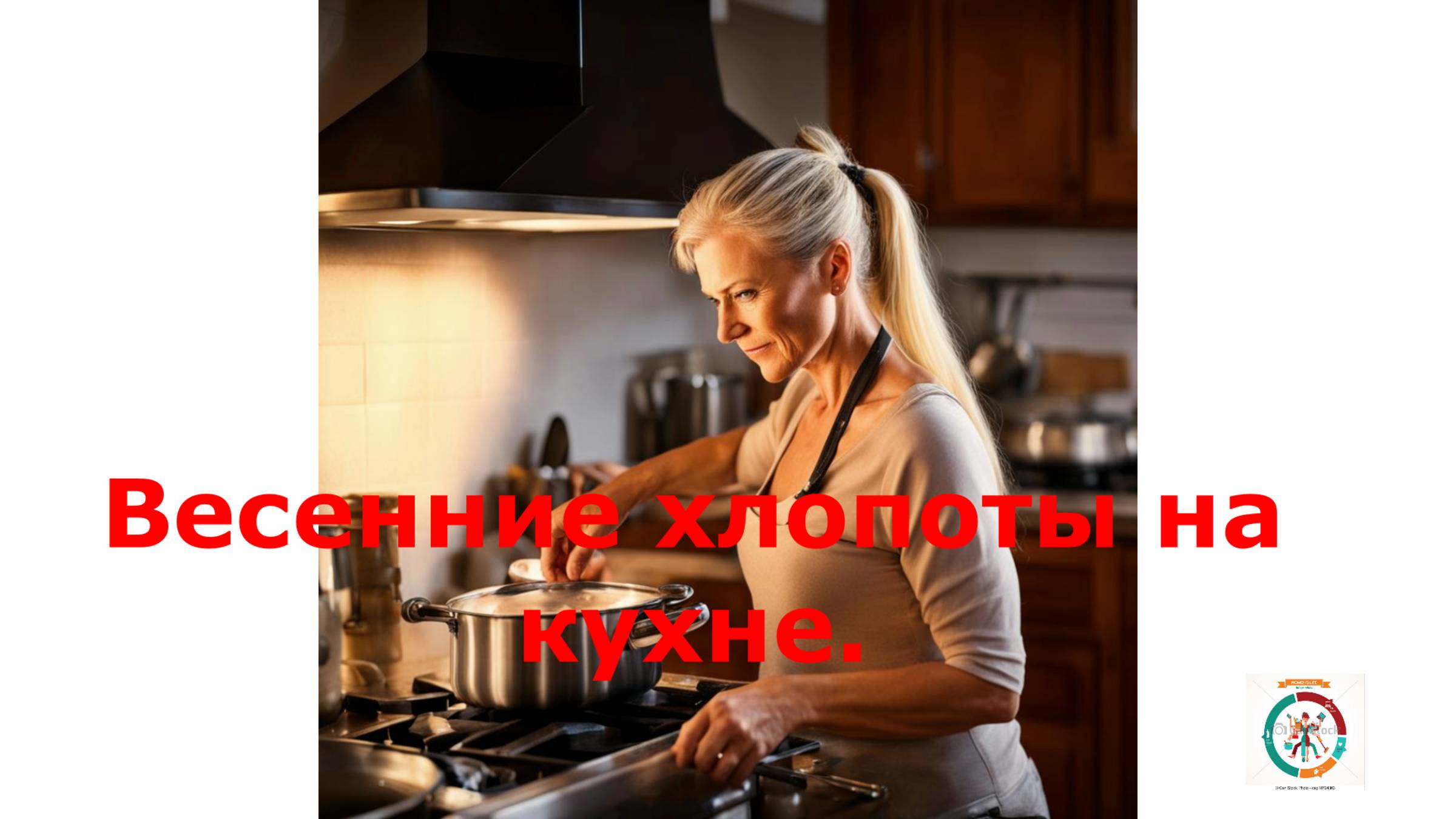 Весенние хлопоты на кухне.