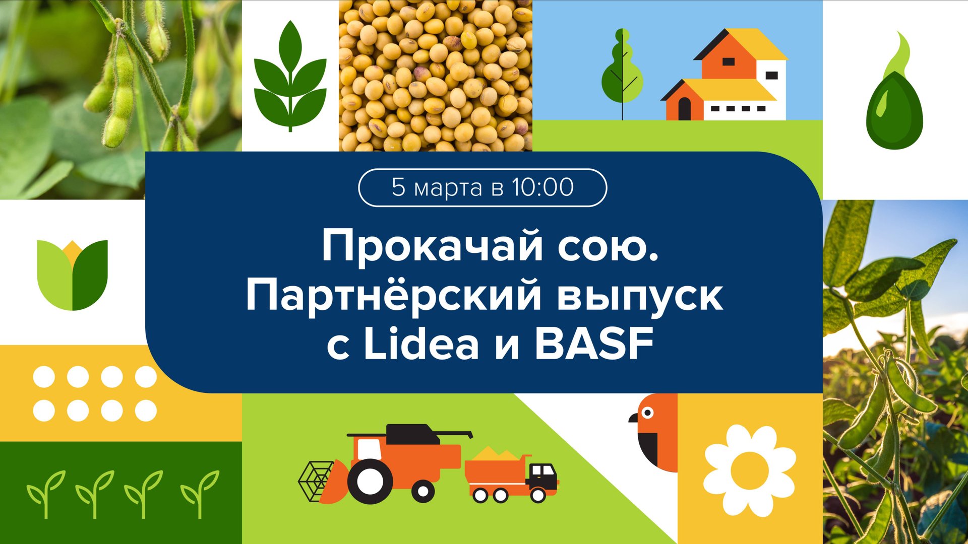 Вебинар с BASF и Lidea "PROкачай сою"