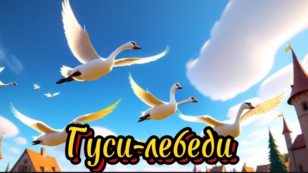 Гуси-лебеди. Русская народная сказка, сказка на ночь, сказки детям