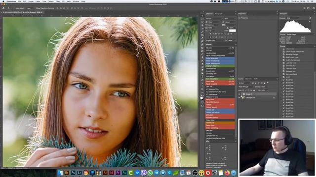 12.  Женский портрет, часть 2. Photoshop